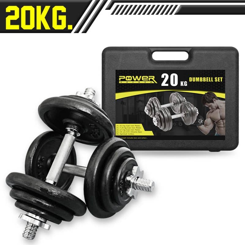 Power Reform Dumbbell Box Set Black - Time to Fitness